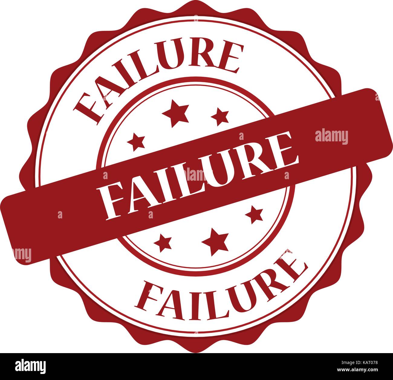 Failure red stamp illustration Stock Vector Image & Art - Alamy