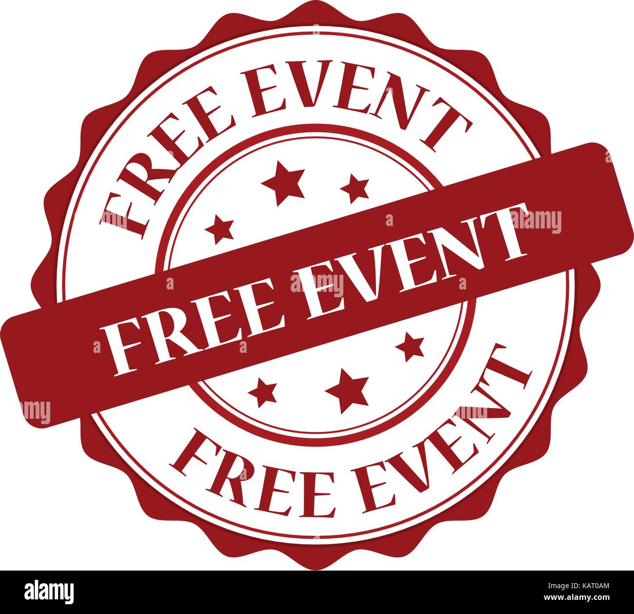 Free event red stamp illustration Stock Vector Image & Art - Alamy