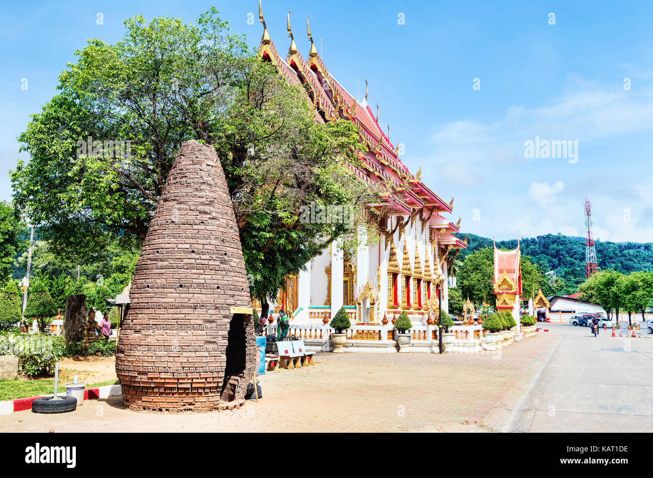 Phuket, Thailand July 4, 2017 : Wat Chalong temple complex is located ...