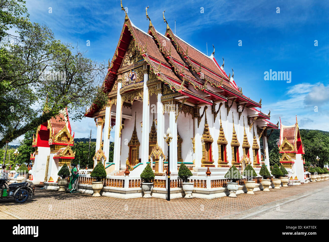 Phuket, Thailand July 4, 2017 : Wat Chalong temple complex is located ...