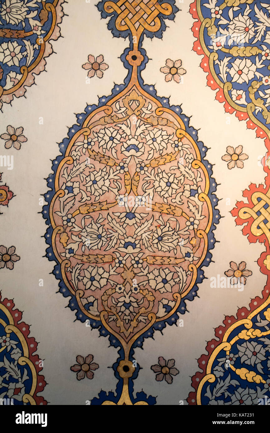 Example of applied Ottoman art patterns Stock Photo - Alamy