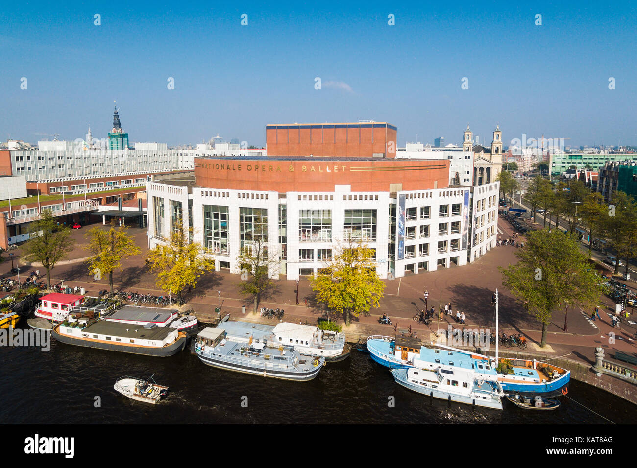 National opera and ballet building amsterdam hi-res stock photography ...