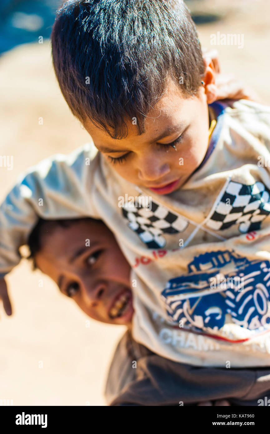 Arab children playing sport hi-res stock photography and images - Alamy