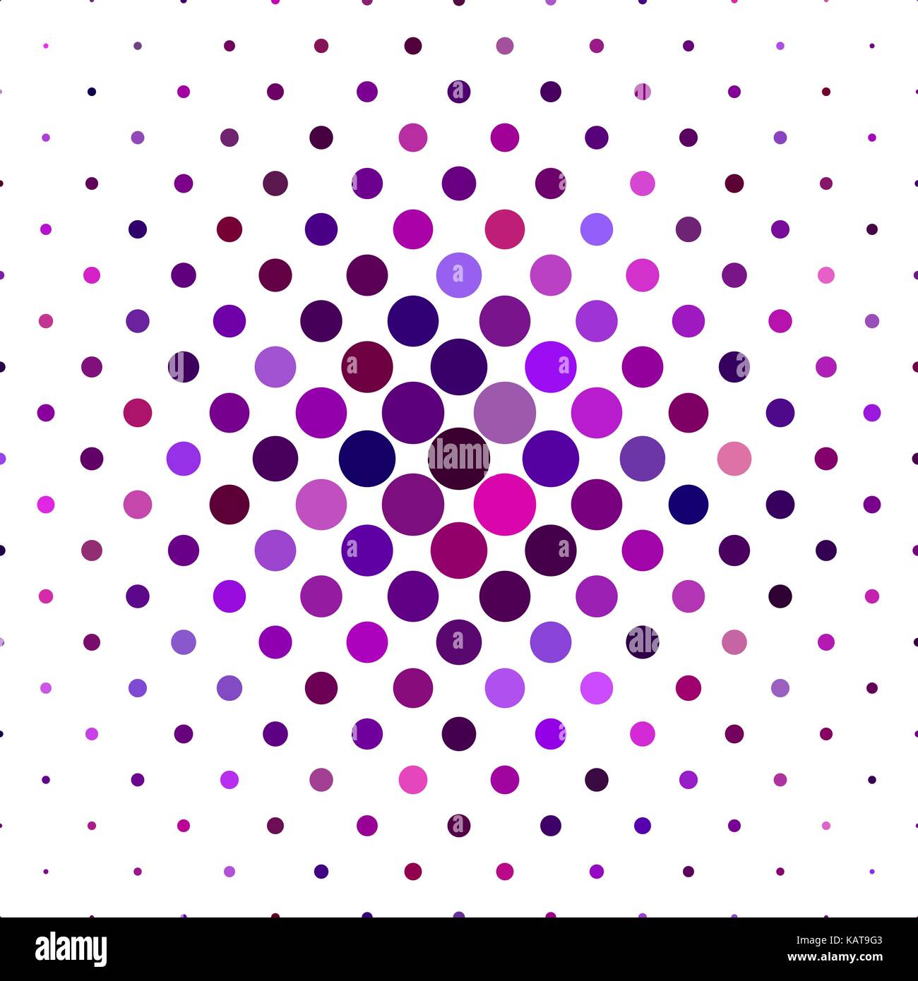 Purple dot pattern background - vector graphic from circles Stock ...