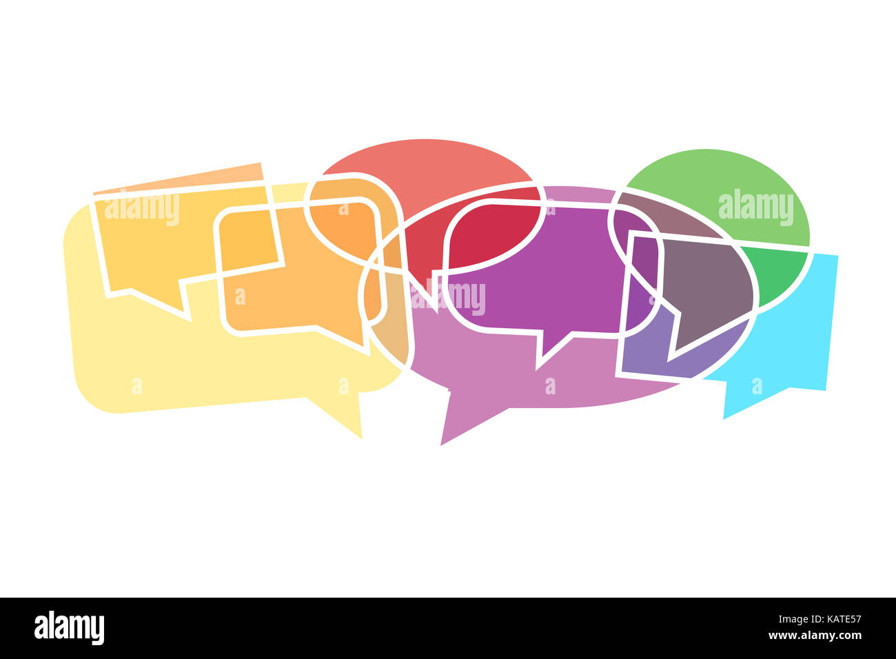 Concept text message modern sms Cut Out Stock Images & Pictures - Alamy