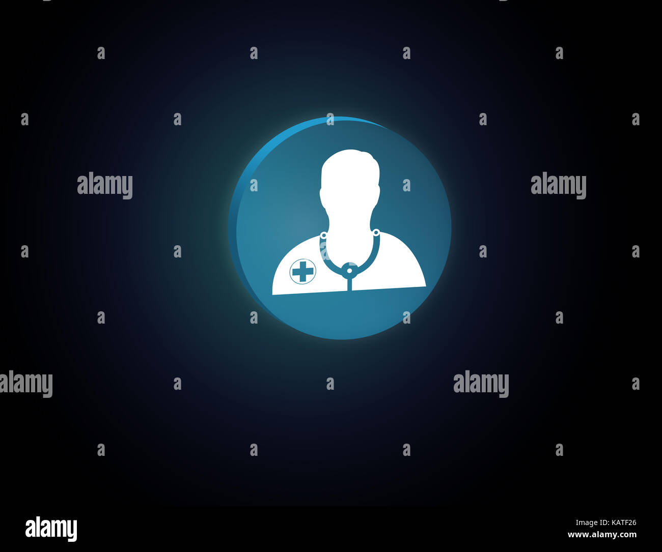 Doctor icon hi-res stock photography and images - Alamy