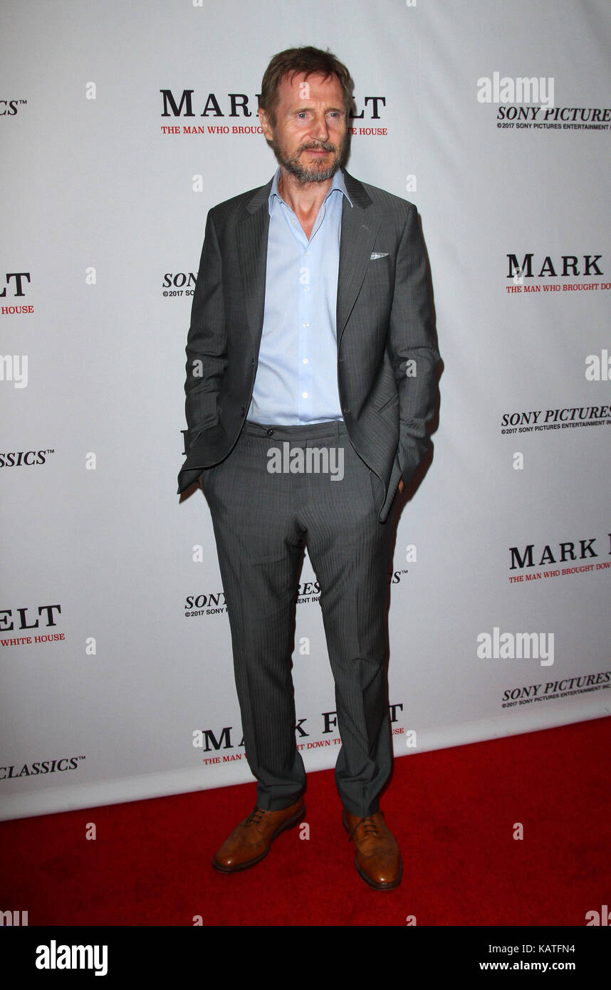 Beverly Hills, CA, USA. 26th Sep, 2017. Liam Neeson. "Mark Felt: The ...