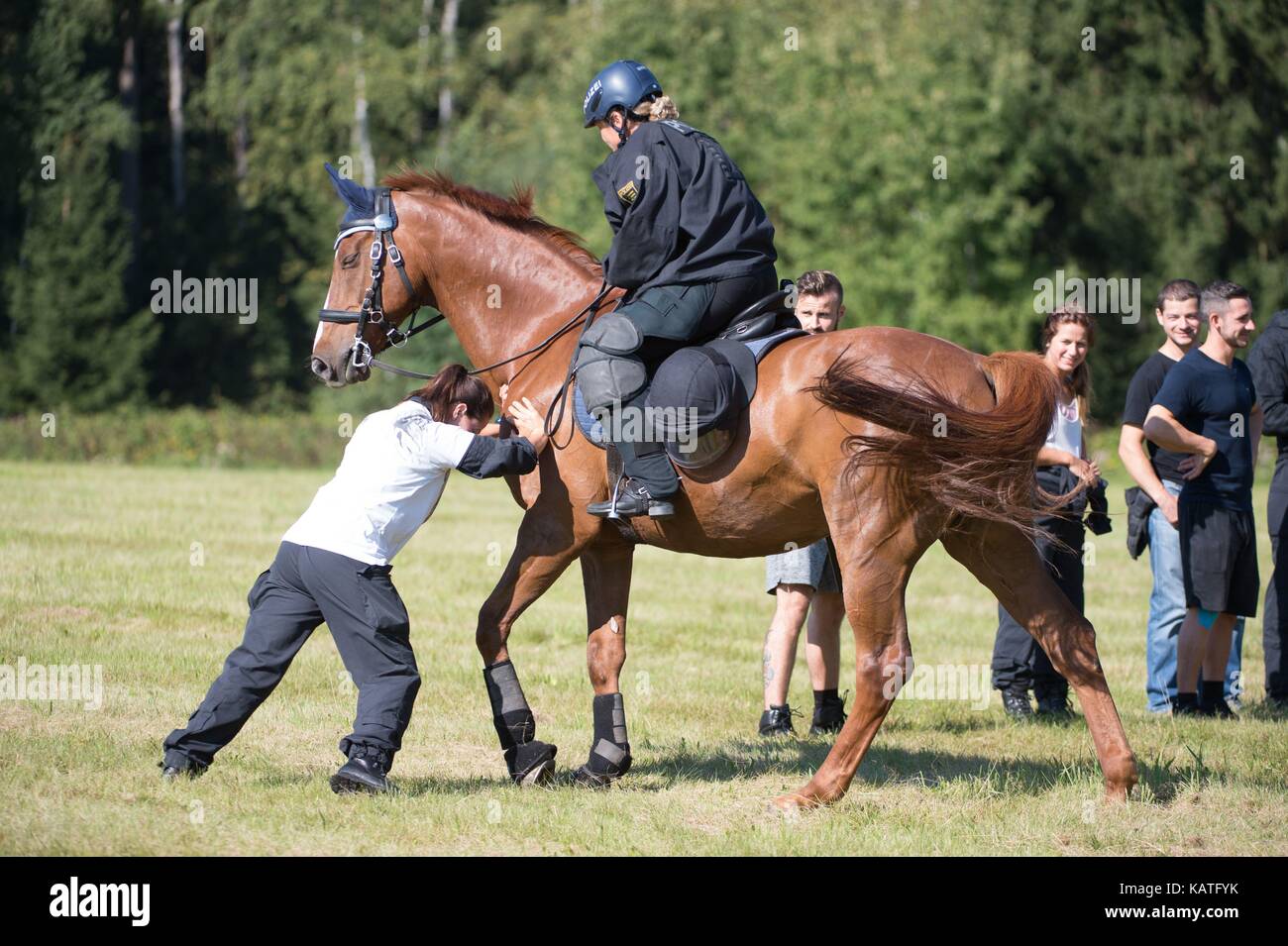 German policemen training hi-res stock photography and images - Alamy