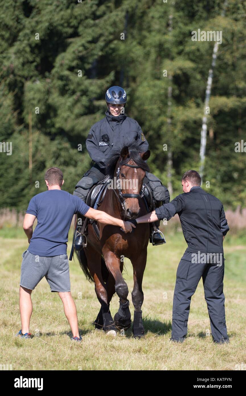 German policemen training hi-res stock photography and images - Alamy
