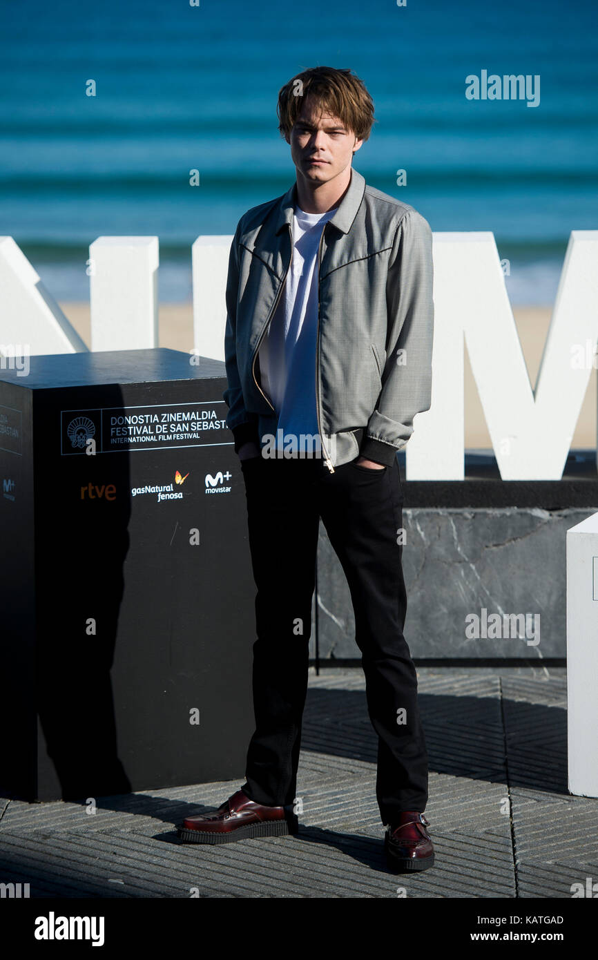 San Sebastian, Spain. 27th Sep, 2017. Actor Charlie Heaton at the ...