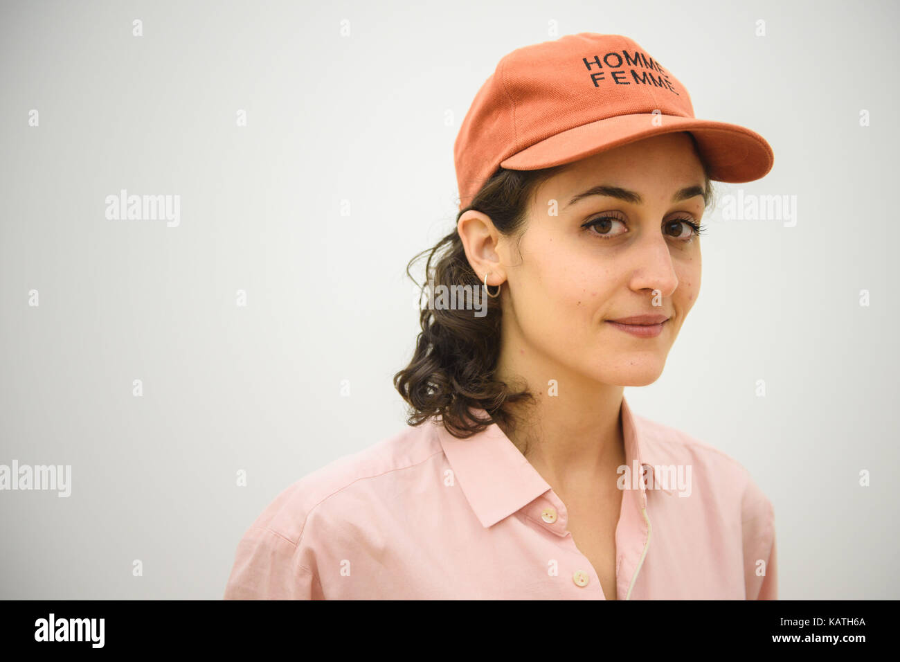 Berlin, Germany. 27th Sep, 2017. Artist Jumana Manna poses at the ...