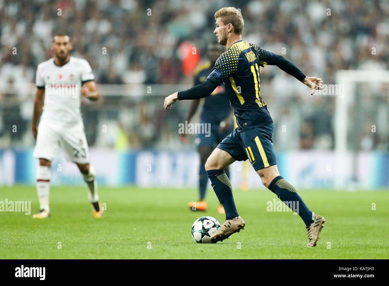 Leipzig's Timo Werner in action during the Champions League Group G ...