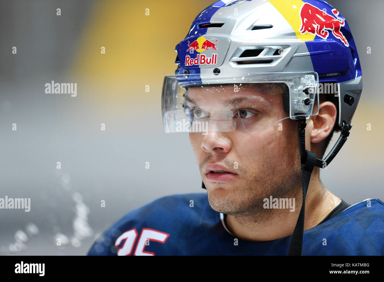 Munich, Germany. 26th Sep, 2017. Munich's Derek Joslin pictured during ...