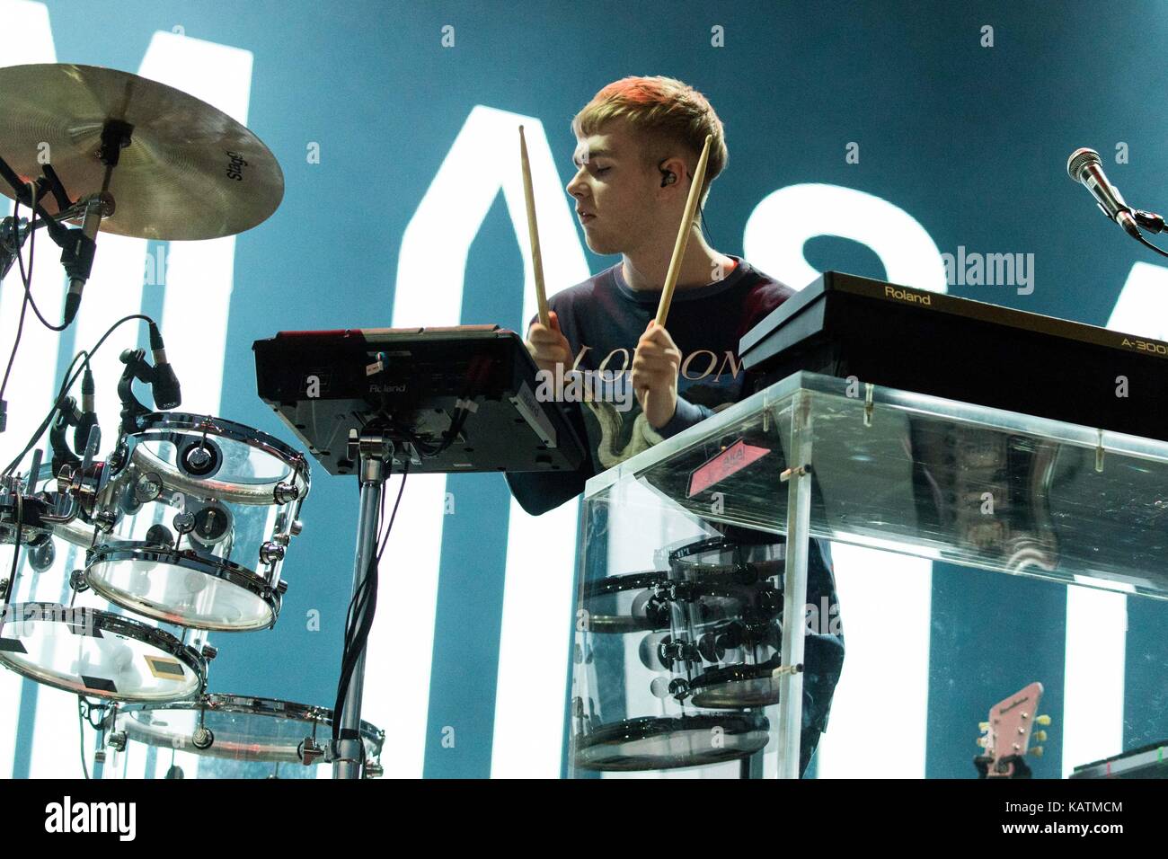 Las Vegas, Nevada, USA. 24th Sep, 2017. MURA MASA (ALEX CROSSAN) during ...