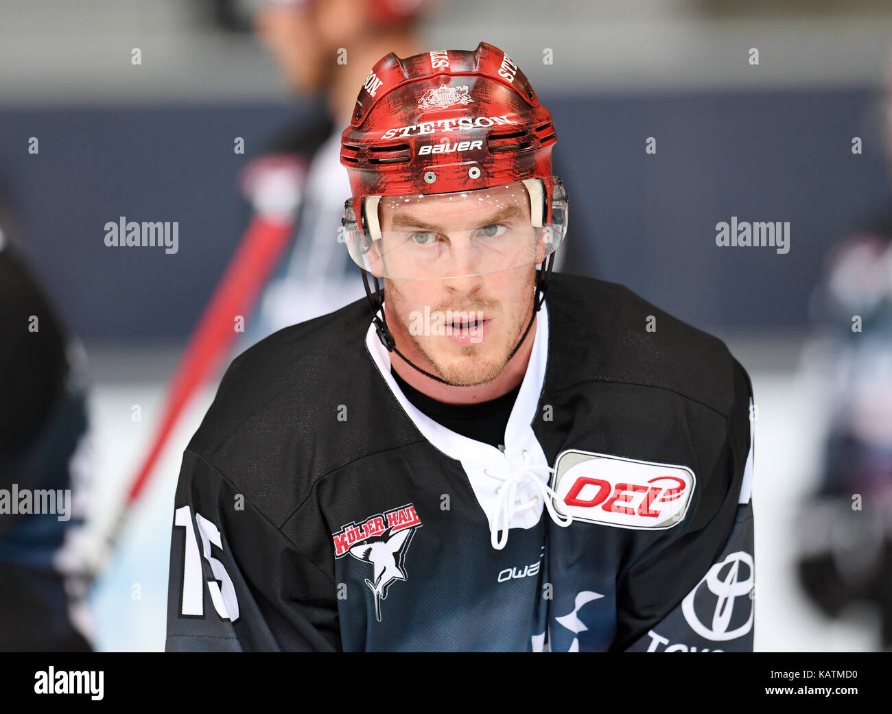 Munich, Germany. 26th Sep, 2017. Travis James Mulock of Koelner Haie ...