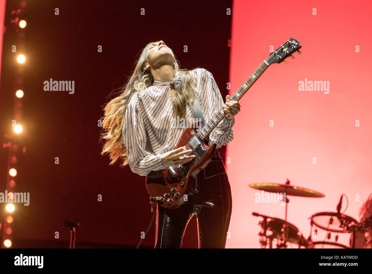 Las Vegas, Nevada, USA. 24th Sep, 2017. DANIELLE HAIM of Haim during ...
