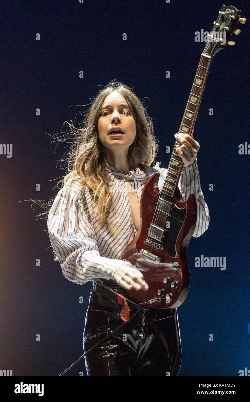 Las Vegas, Nevada, USA. 24th Sep, 2017. DANIELLE HAIM of Haim during ...