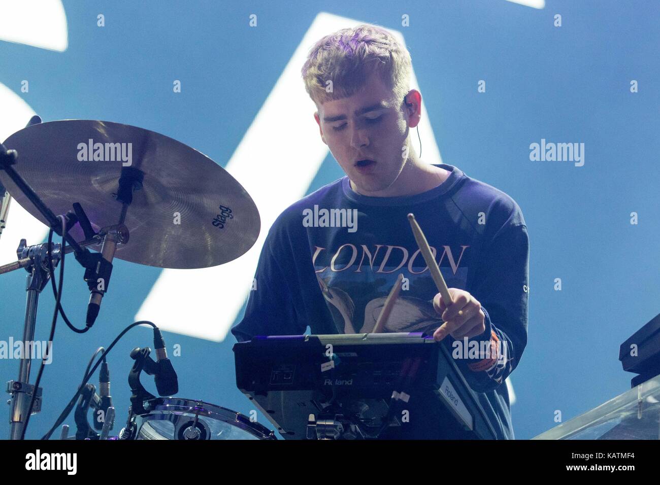 Las Vegas, Nevada, USA. 24th Sep, 2017. MURA MASA (ALEX CROSSAN) during ...
