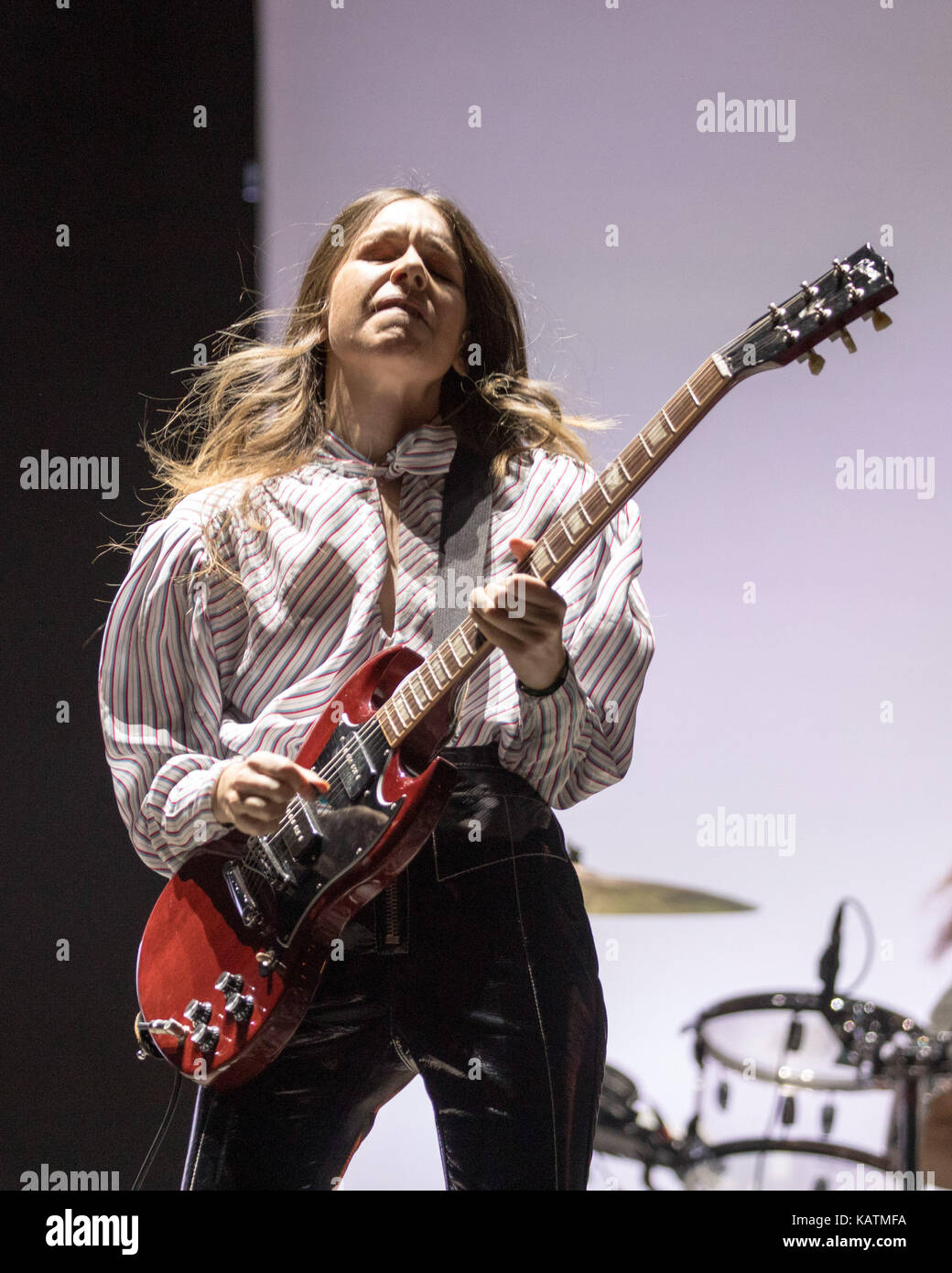 Las Vegas, Nevada, USA. 24th Sep, 2017. DANIELLE HAIM of Haim during ...