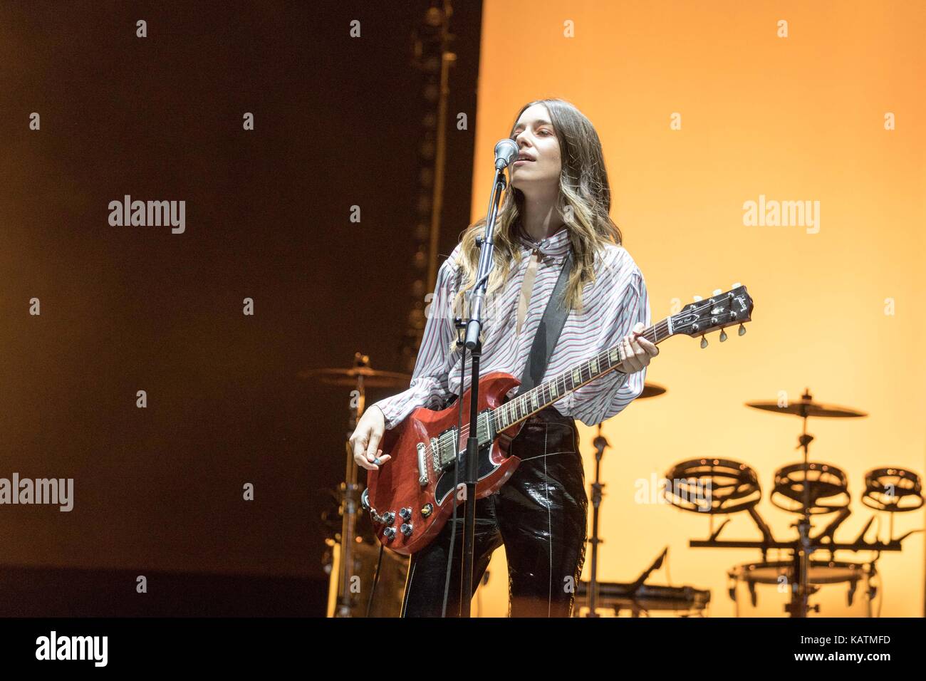 Las Vegas, Nevada, USA. 24th Sep, 2017. DANIELLE HAIM of Haim during ...