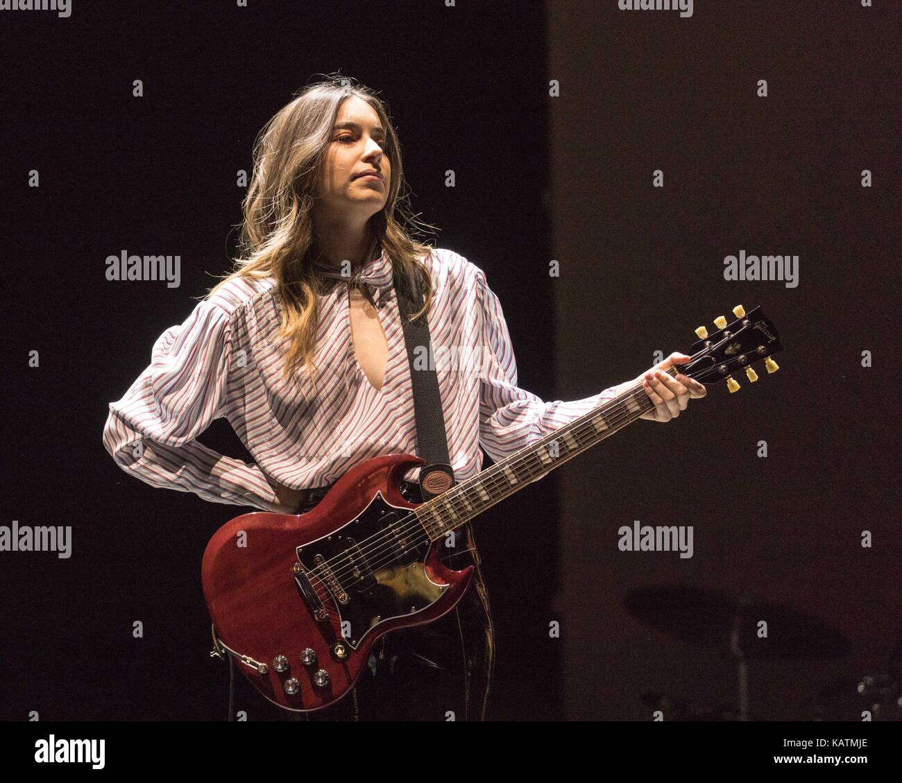 Las Vegas, Nevada, USA. 24th Sep, 2017. DANIELLE HAIM of Haim during ...