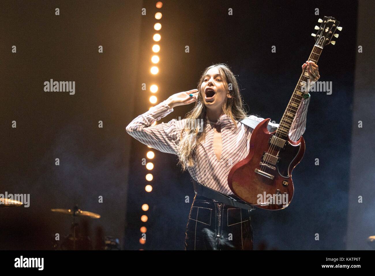 Las Vegas, Nevada, USA. 24th Sep, 2017. DANIELL HAIM of Haim during ...