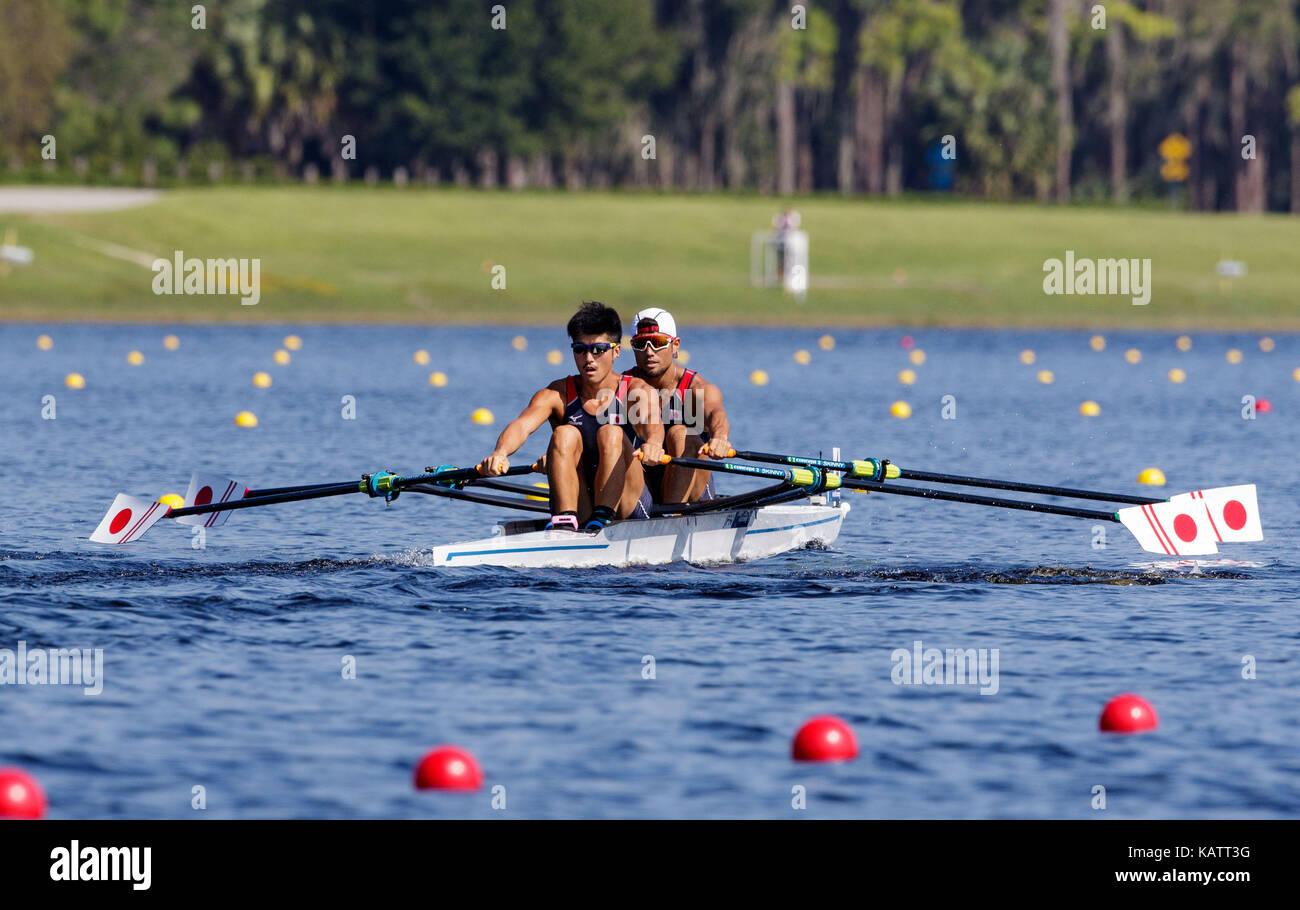 Sarasota-Bradenton, Florida, USA. 27th Sep, 2017. Yuki Ikeda and Kakeru ...