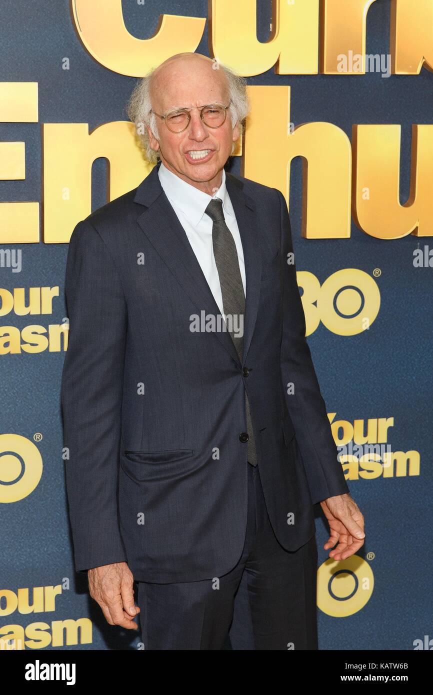New York, NY, USA. 27th Sep, 2017. Larry David at arrivals for HBO's ...