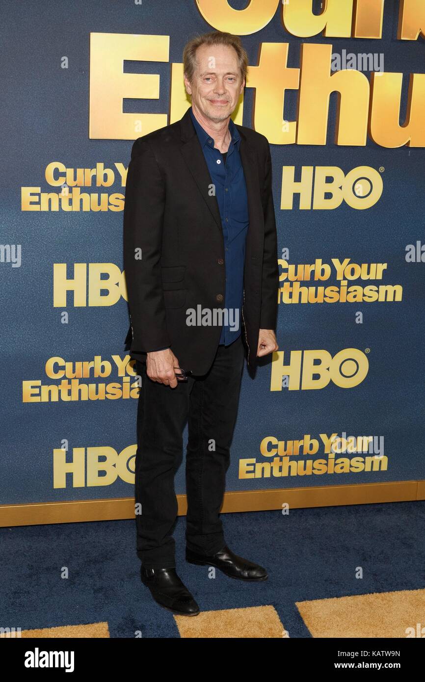 New York, NY, USA. 27th Sep, 2017. Steve Buscemi at arrivals for HBO's ...