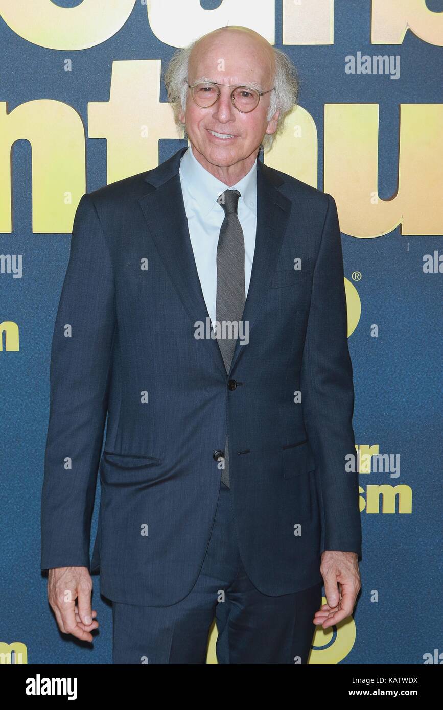 New York, NY, USA. 27th Sep, 2017. Larry David at Curb Your Enthusiasm ...