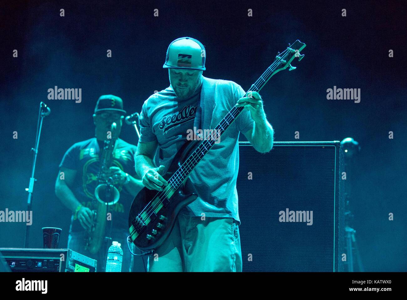 Las Vegas, Nevada, USA. 22nd Sep, 2017. KYLE MCDONALD of Slightly ...