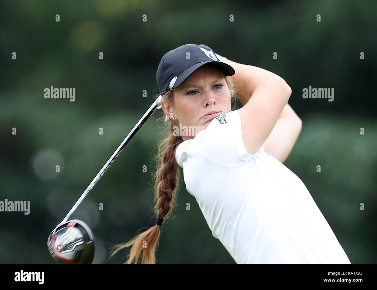 September 25, 2017. Tara Finigan of Portland State University competes ...