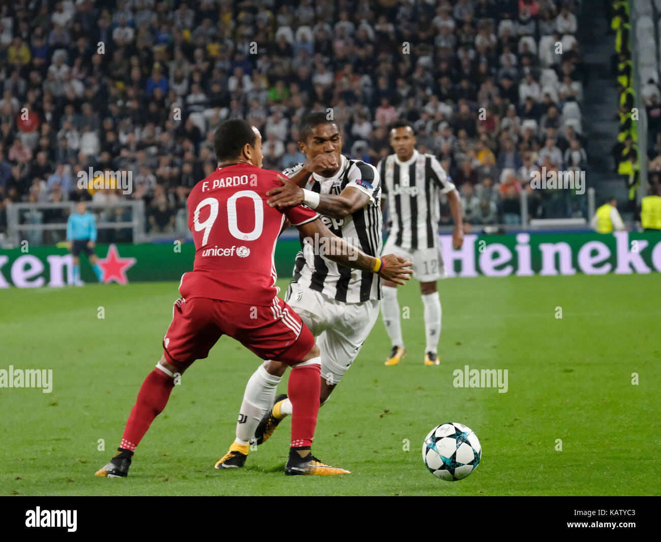 September 27, 2017 in Turin - Allianz Stadium Soccer match Juventus F.C ...