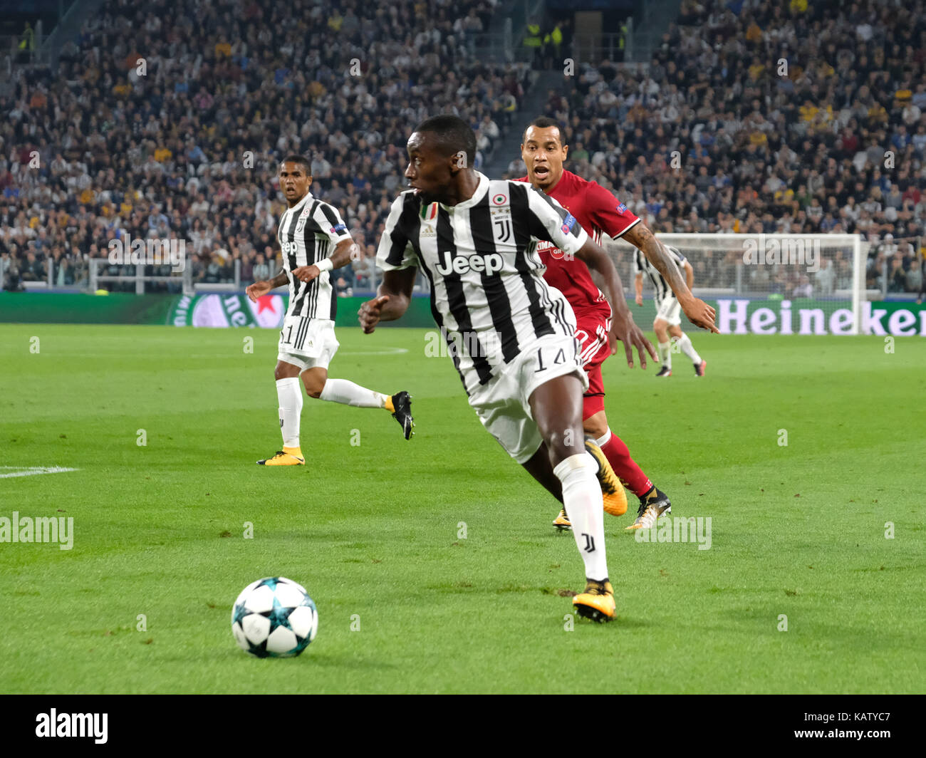 September 27, 2017 in Turin - Allianz Stadium Soccer match Juventus F.C ...