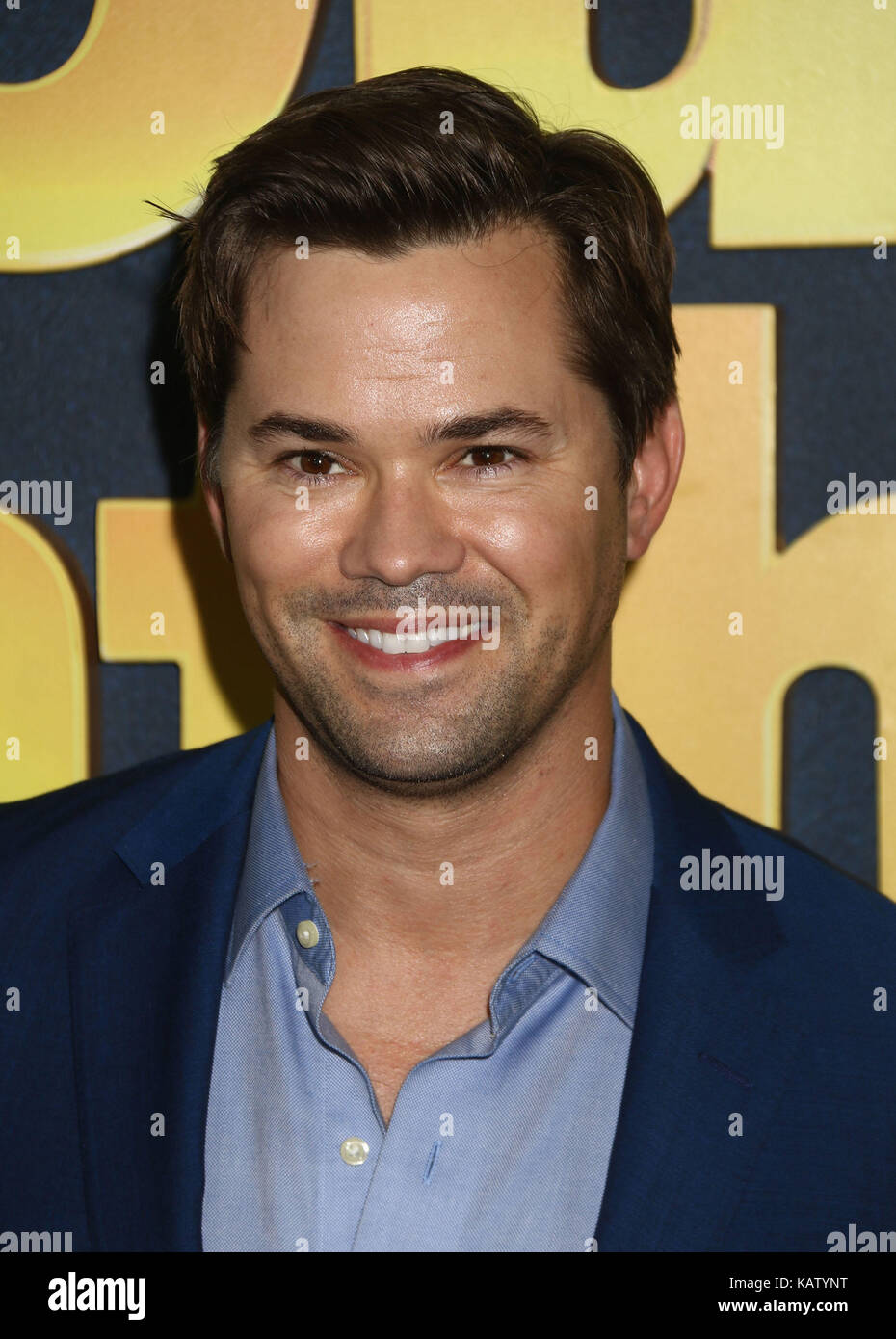 New York, New York, USA. 27th Sep, 2017. Actor ANDREW RANNELLS attends ...