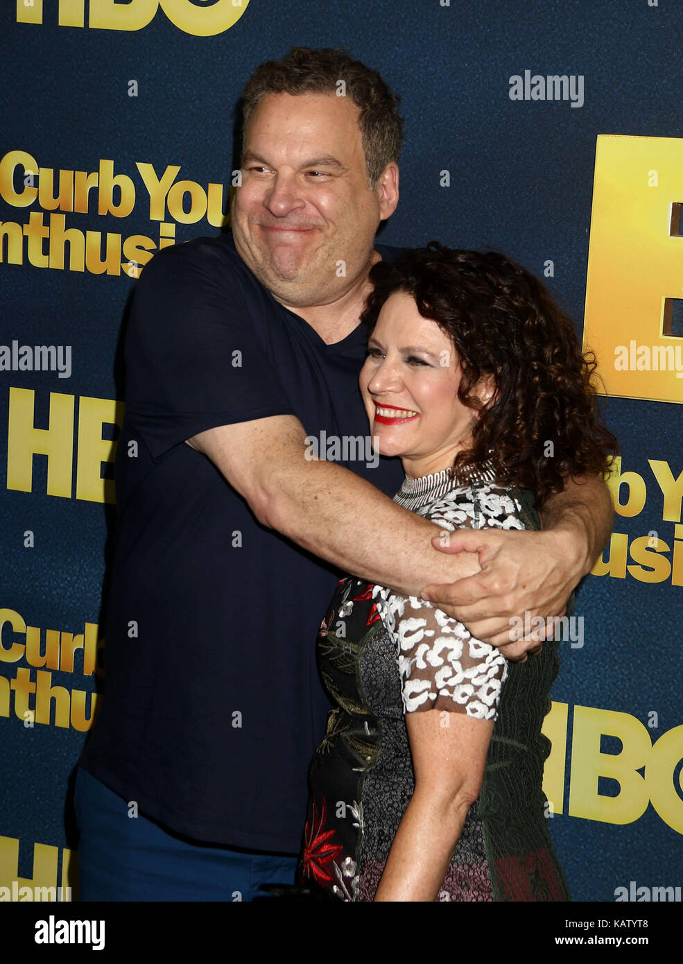 New York, New York, USA. 27th Sep, 2017. Actors JEFF GARLIN and SUSIE ...