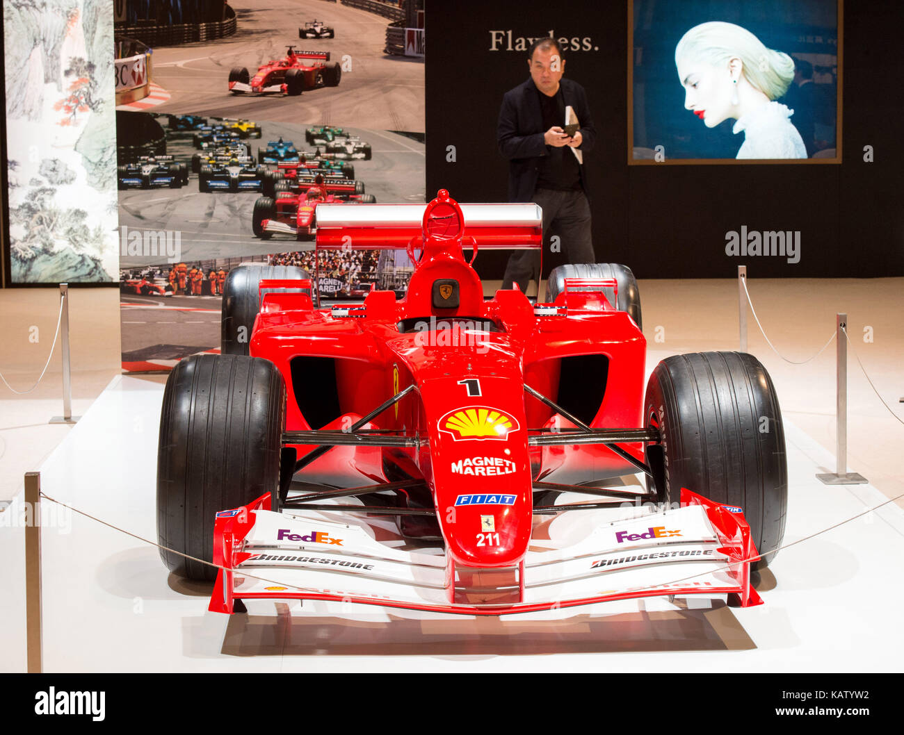 Michael schumacher in ferrari 2001 hi-res stock photography and images ...