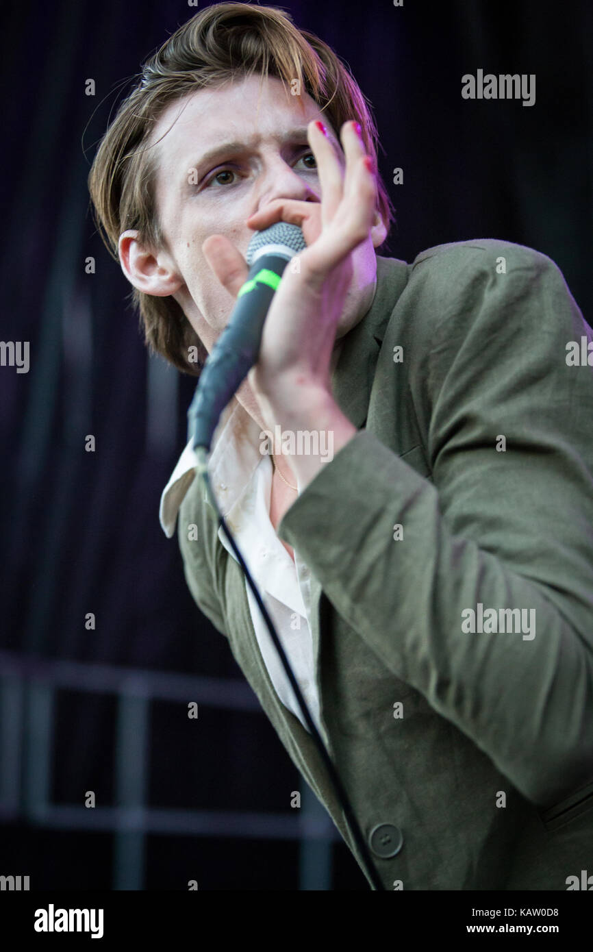 The American indie rock band Foxygen performs a live concert at ...