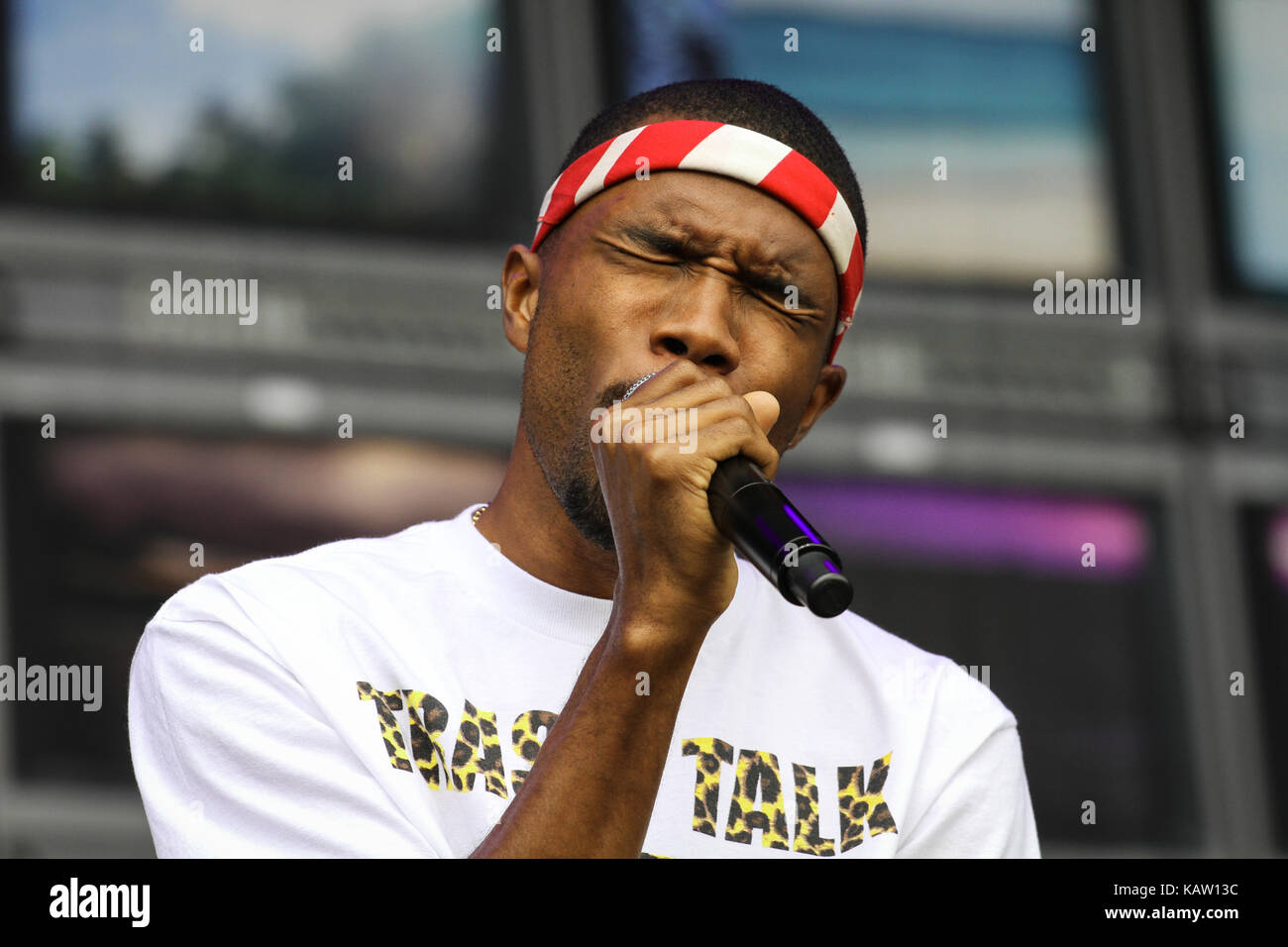 The American singer, rapper and songwriter Christopher Edwin Ocean is ...