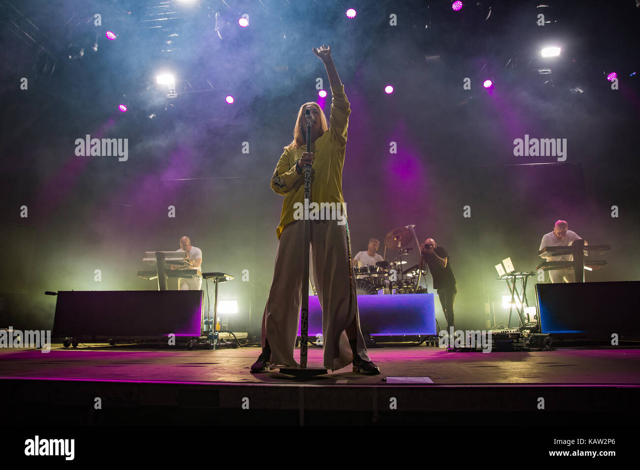 Norway, Oslo – August 10, 2017. The Norwegian singer, songwriter and ...