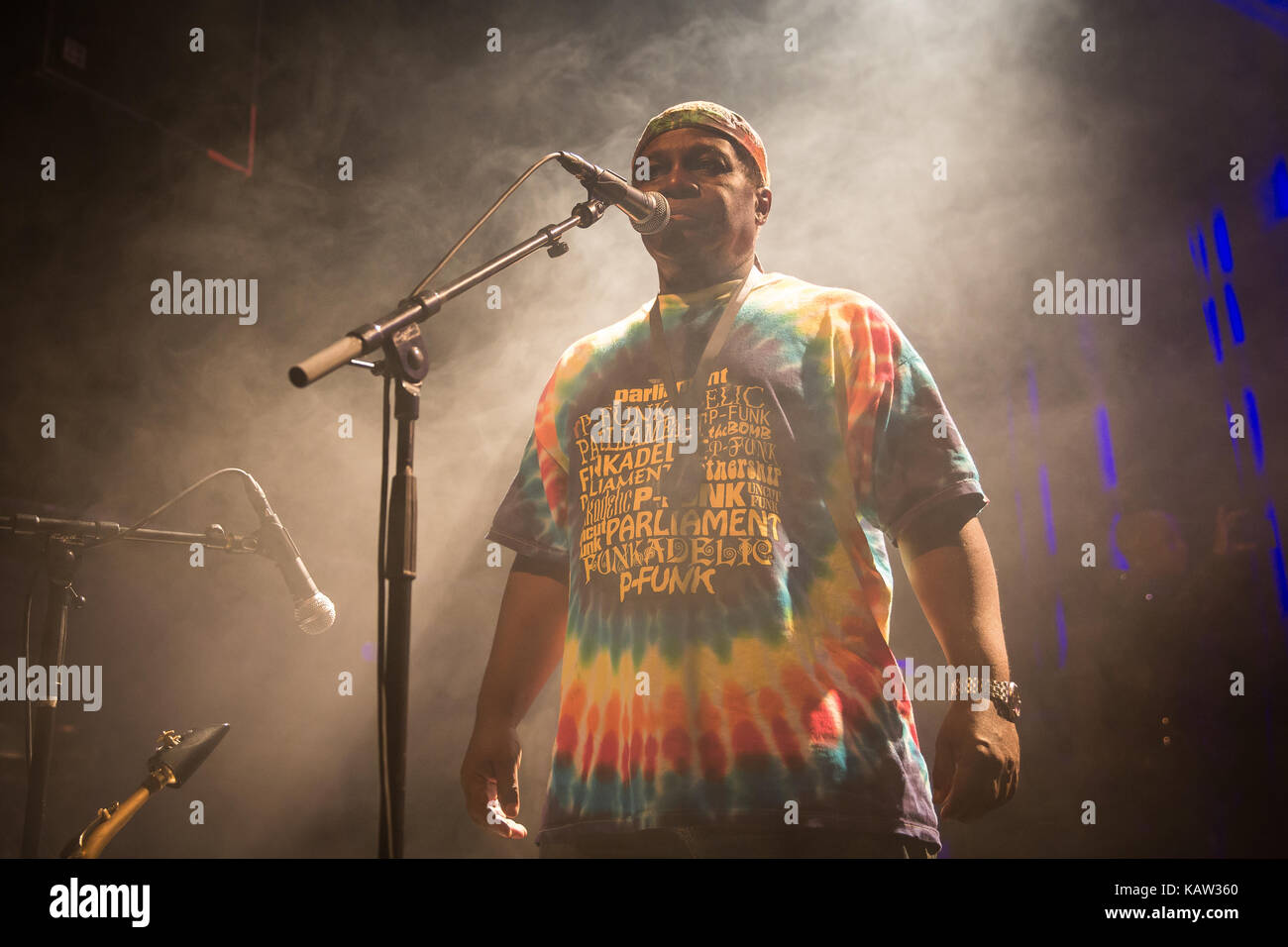 The legendary American funk singer and songwriter George Clinton ...