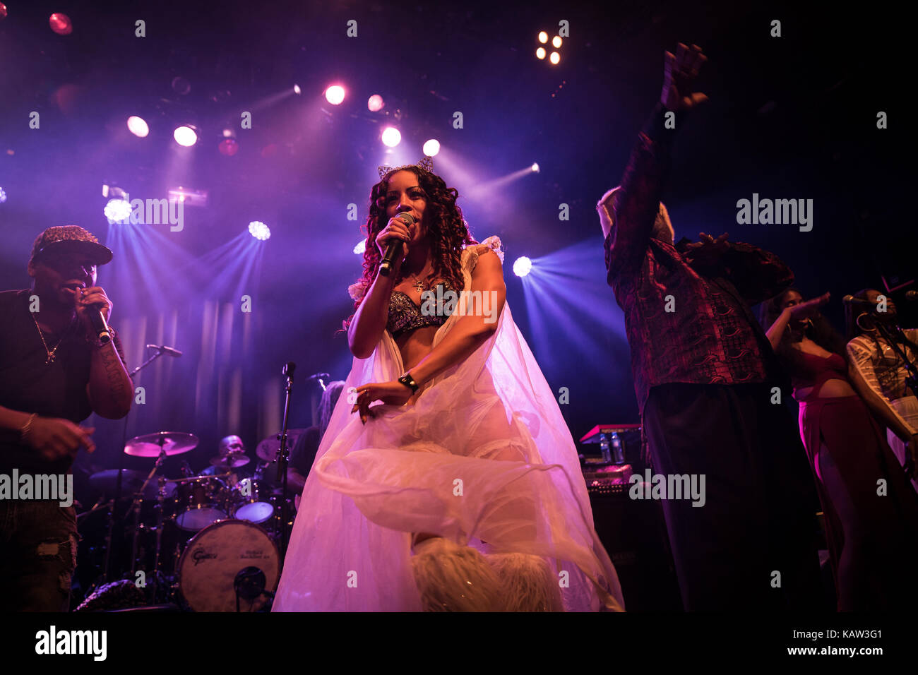The legendary American funk singer and songwriter George Clinton ...