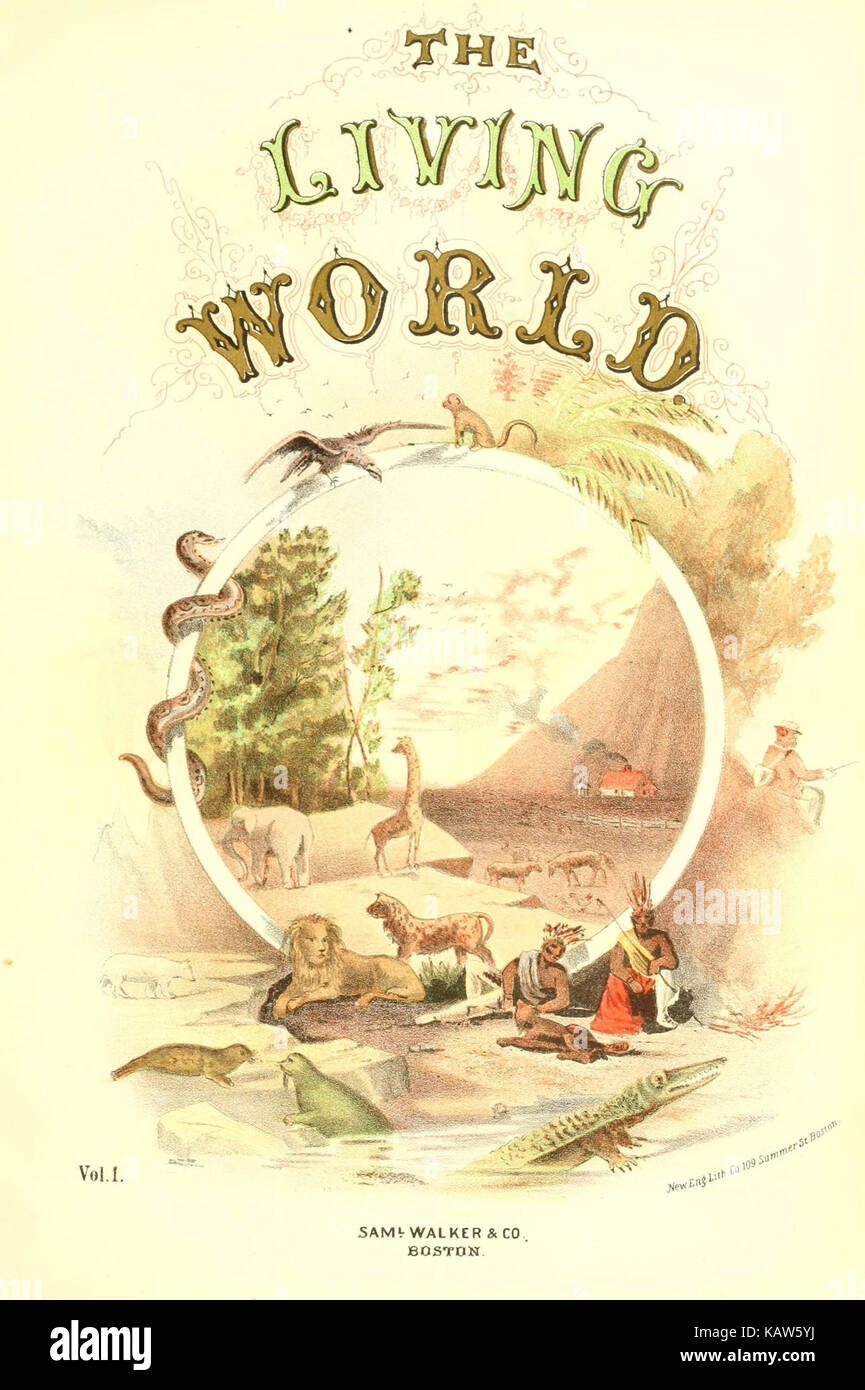 The living world (Cover Page) (6068966751 Stock Photo - Alamy