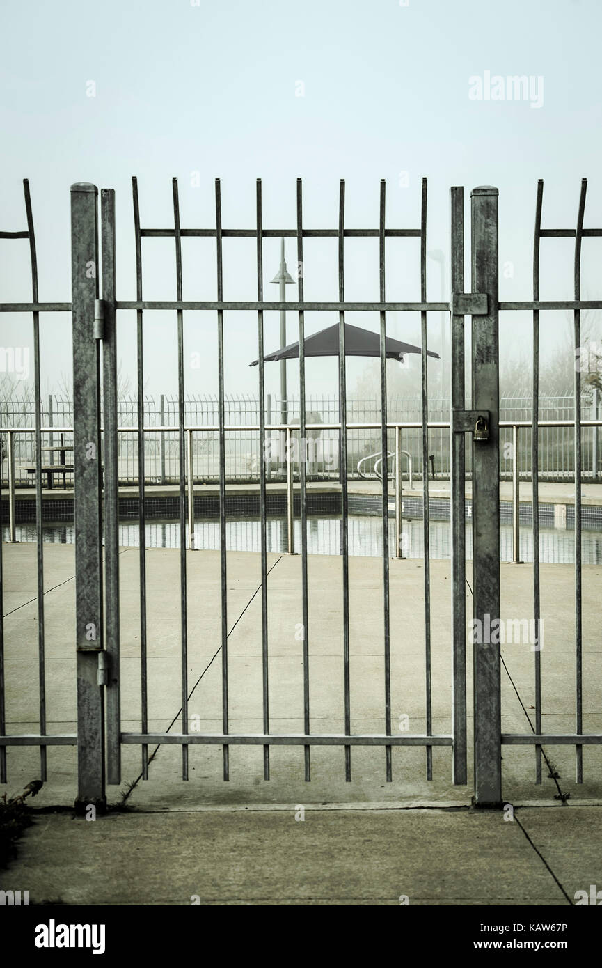 Kids' playground at Hamilton Beach community Stock Photo - Alamy