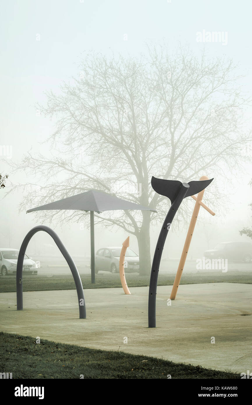 Kids' playground at Hamilton Beach community Stock Photo - Alamy