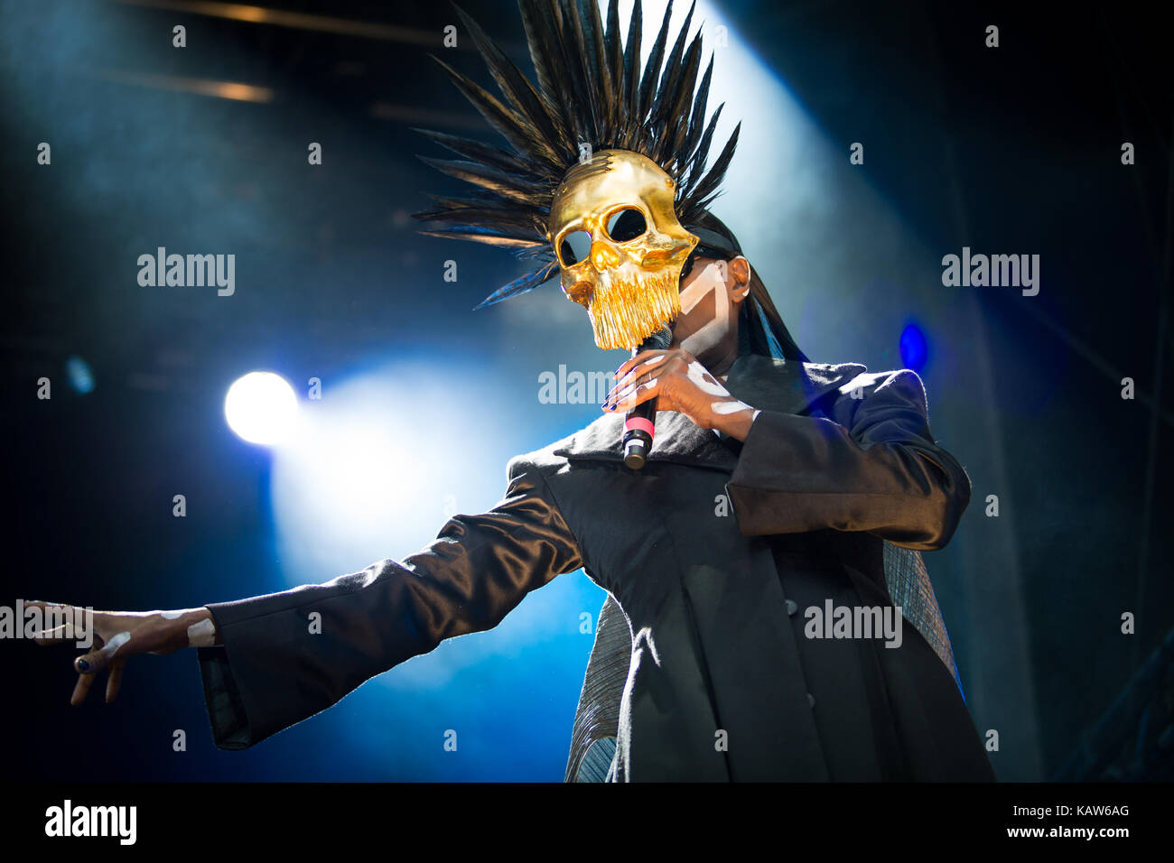 The Jamaican singer, songwriter, actress and model Grace Jones performs ...