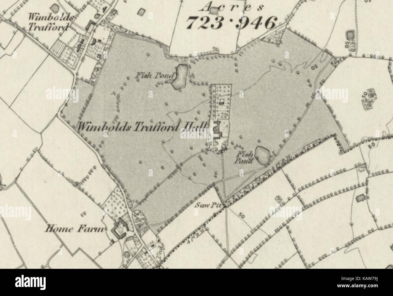 Map of old trafford hi-res stock photography and images - Alamy