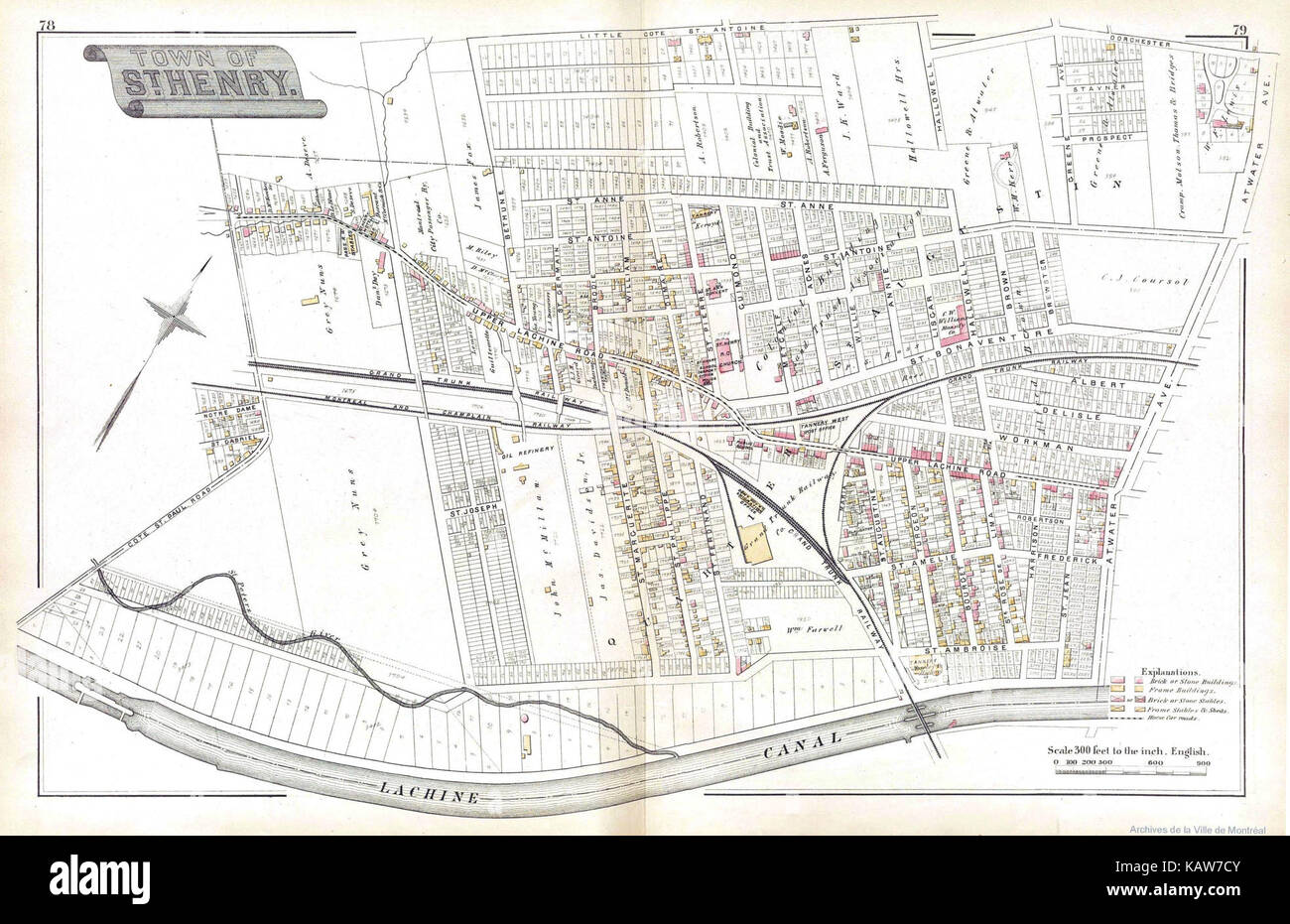 Town of St. Henry Stock Photo - Alamy