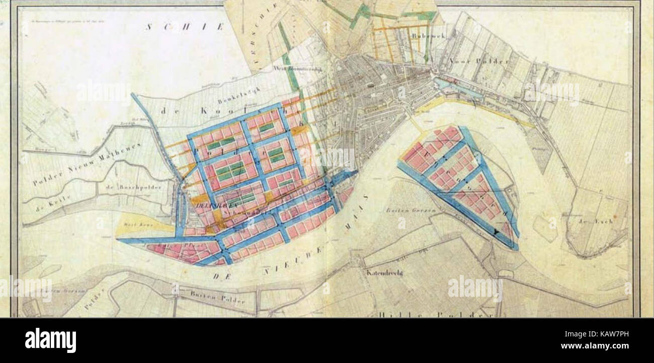 Tweede Coolpolderproject W.N. Rose, 1858 Stock Photo - Alamy