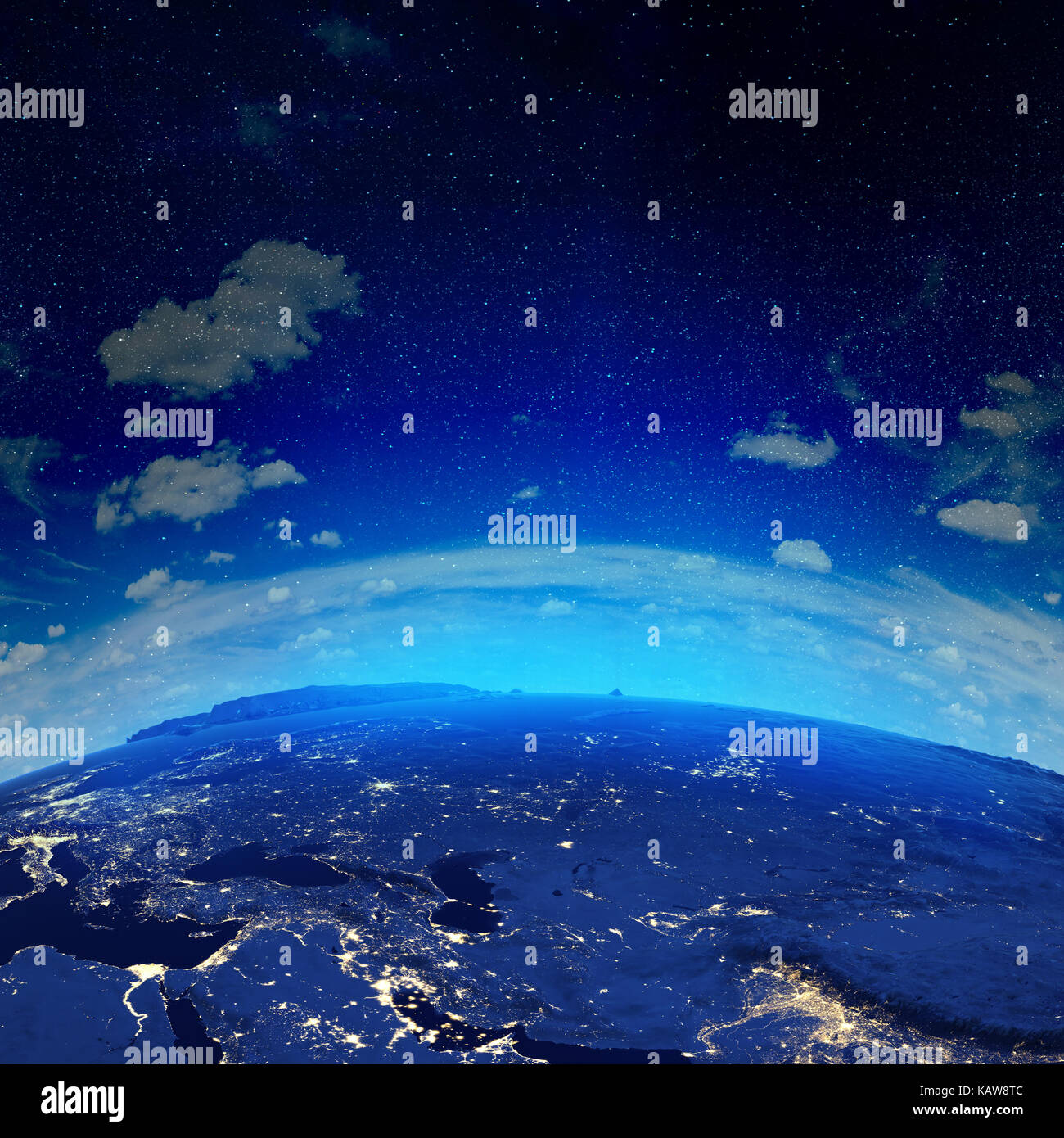 Russia. Elements of this image furnished by NASA 3d rendering Stock ...